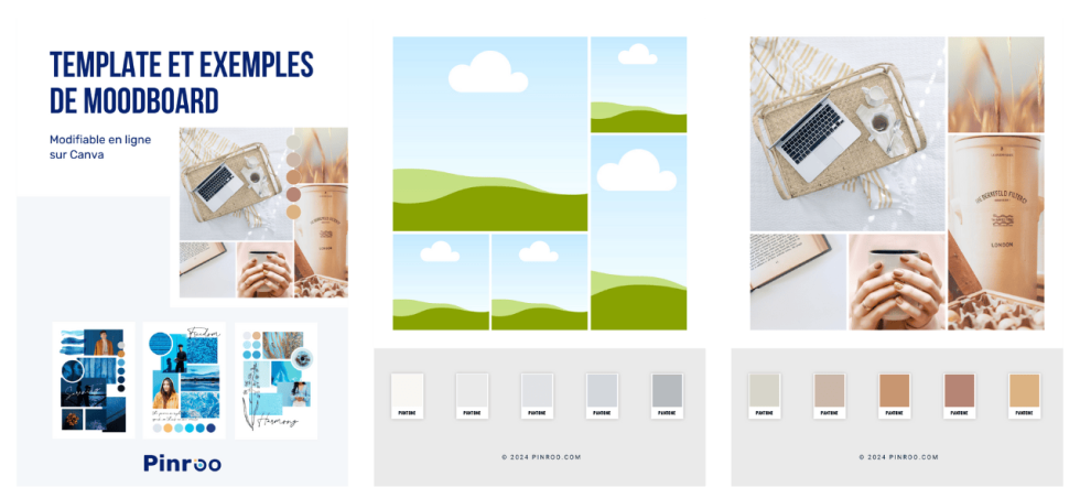 Moodboard : Template gratuit et exemples à télécharger